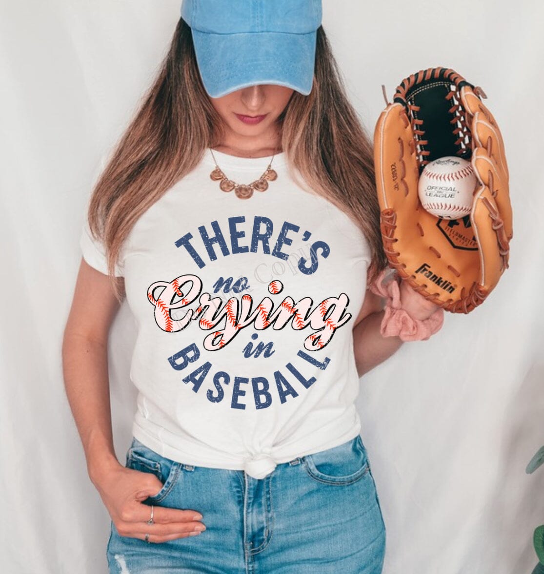 RTS Clear Film Screen Print Transfer | There’s No Crying In Baseball ...