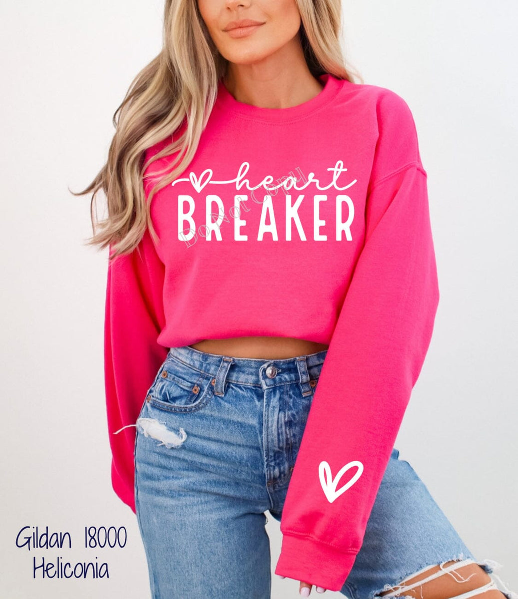 RTS Screen Print Transfer | Heart Breaker with Sleeve Heart (325 Hot P ...