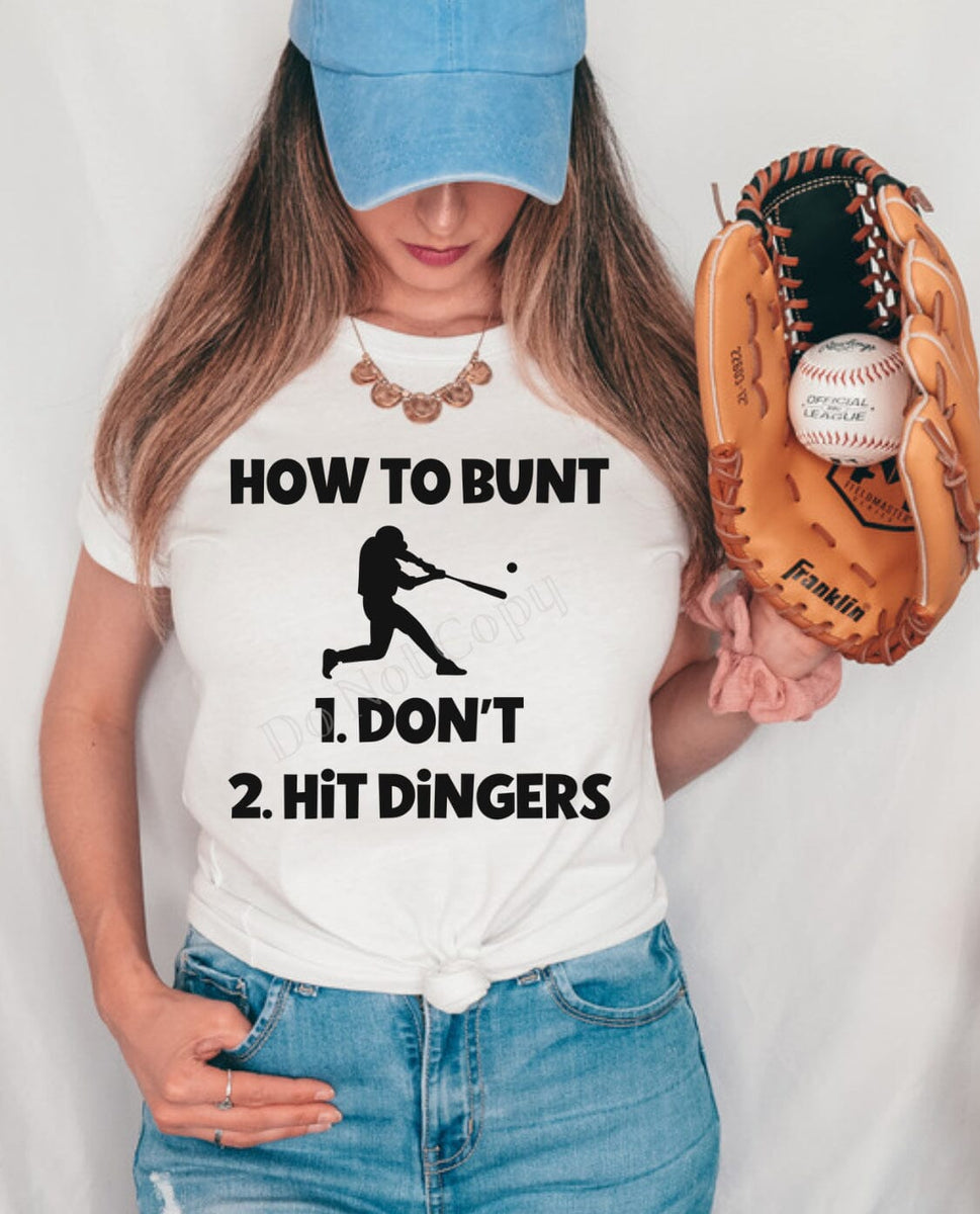 RTS Screen Print Transfer | How To Bunt Hit Dingers (325 Hot Peel ...